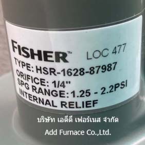 Fisher Type HSR-1628-87987 (HSR-CDJAMYN) - Add Furnace Co.,Ltd.