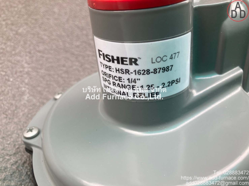 Fisher Type HSR-1628-87987 (HSR-CDJAMYN) - Add Furnace Co.,Ltd.