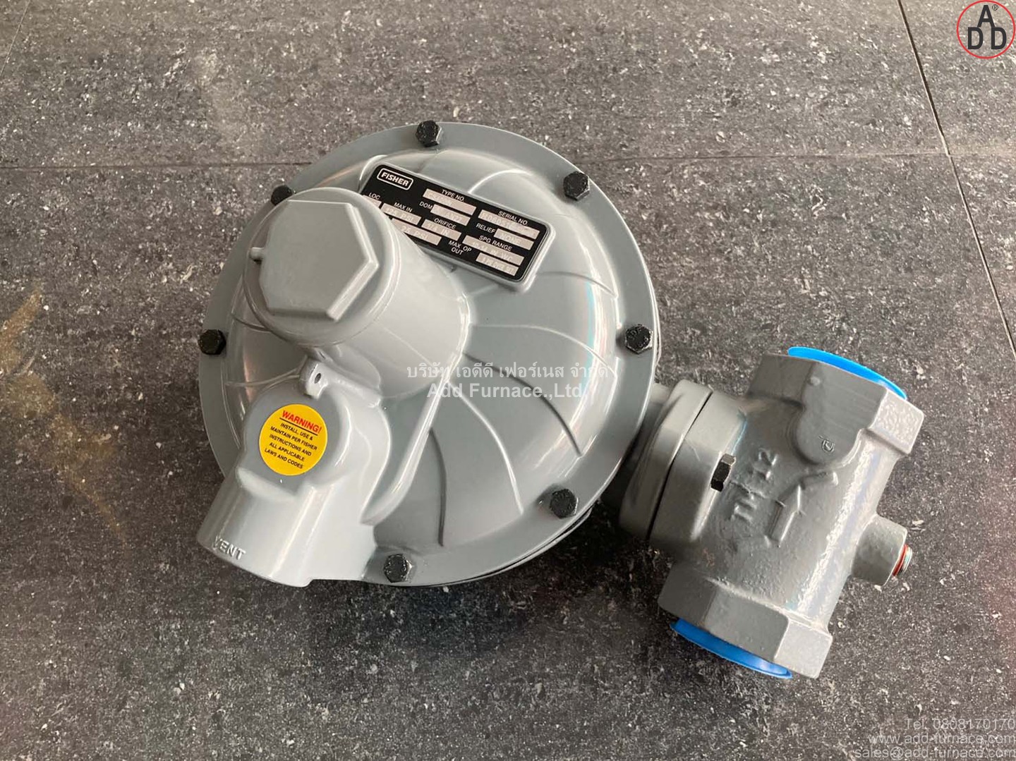 Fisher Type.No CS400IN Range 10-14 In. w.c." - Add Furnace Co.,Ltd.