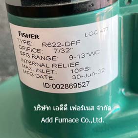Fisher Type R622-DFF - บริษัท เอดีดี เฟอร์เนส จำกัด,Add Furnace Co.,Ltd.