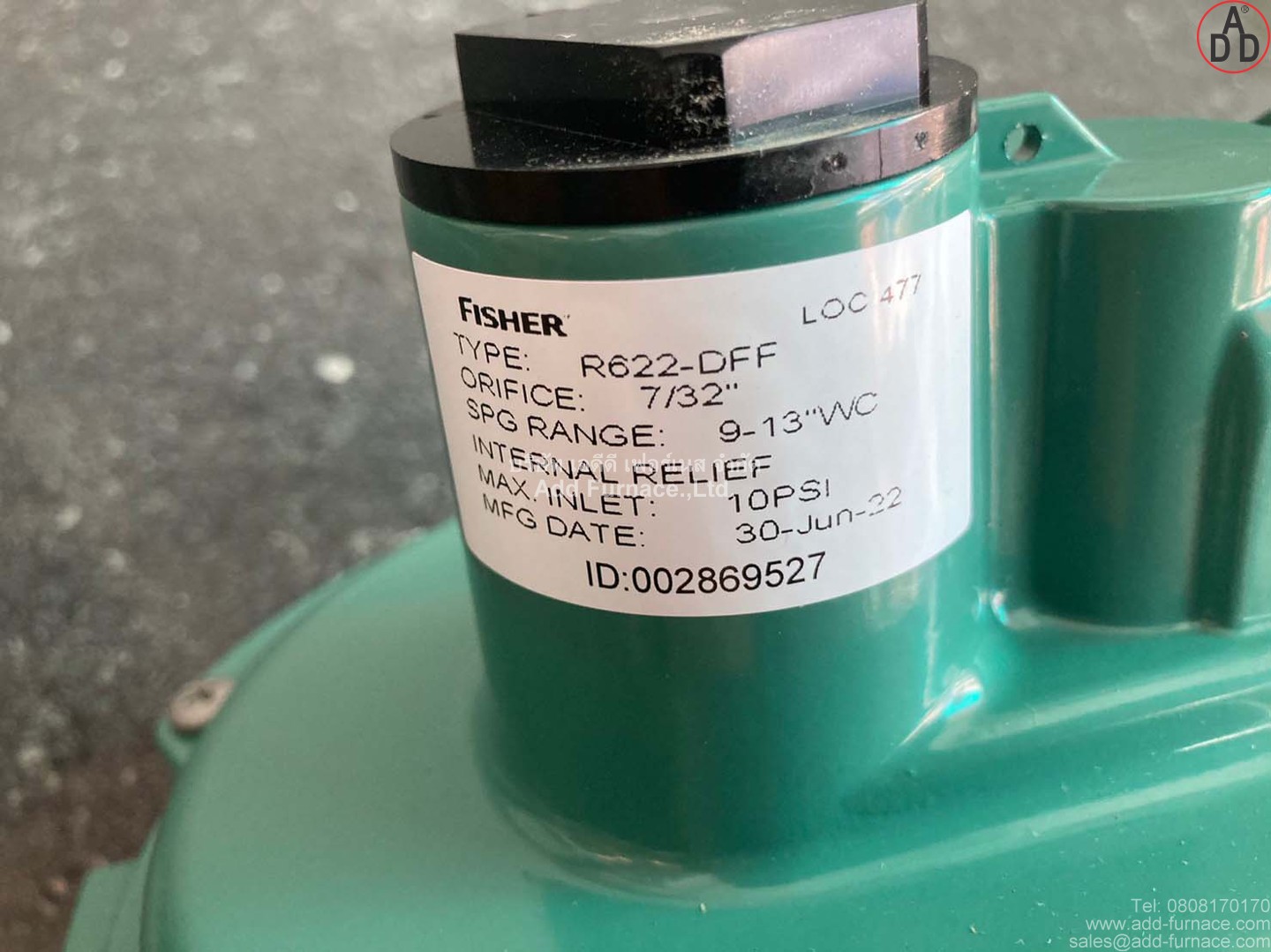 Fisher Type R622-DFF - บริษัท เอดีดี เฟอร์เนส จำกัด,Add Furnace Co.,Ltd.