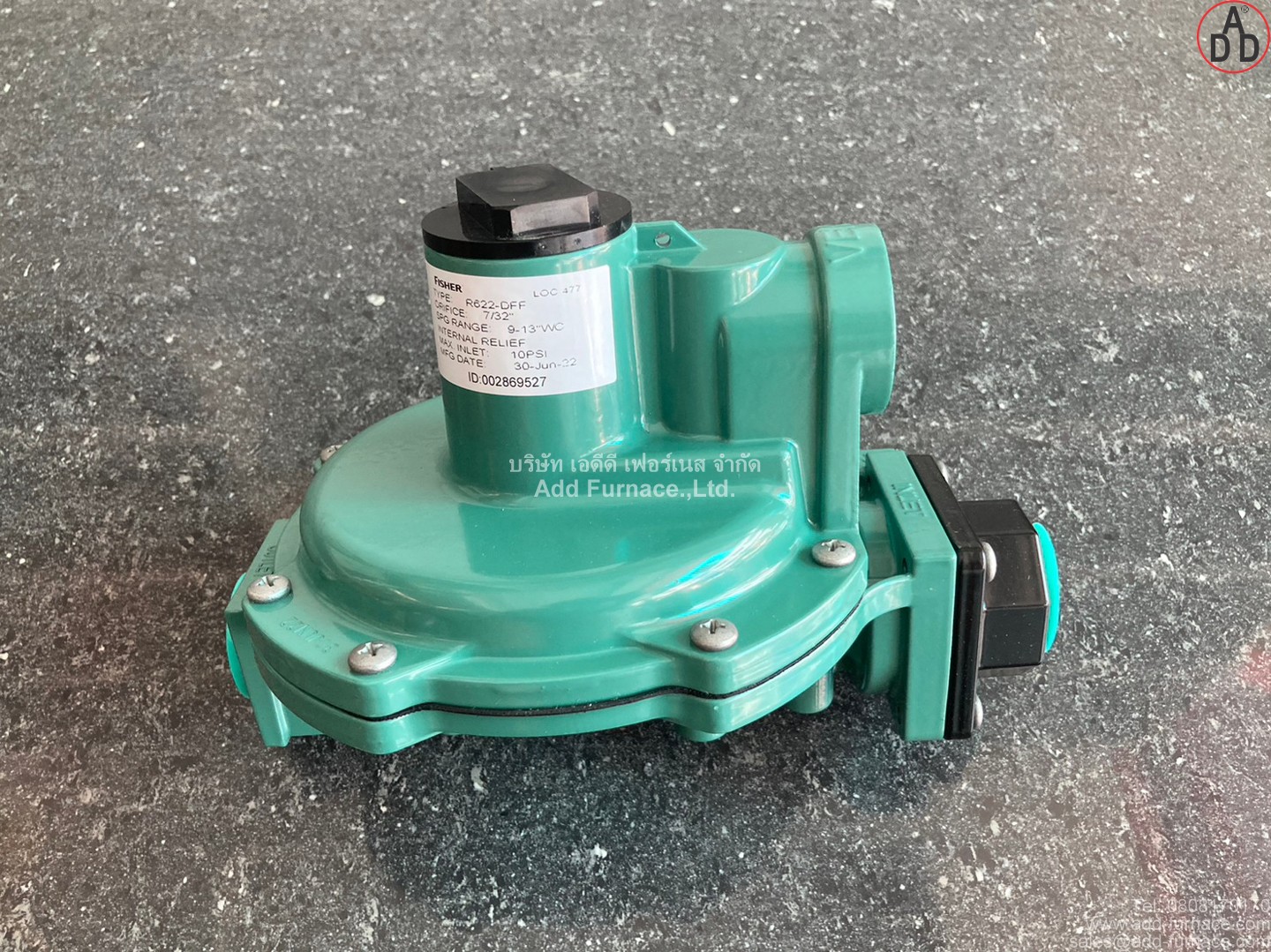 Fisher Type R622-DFF - บริษัท เอดีดี เฟอร์เนส จำกัด,Add Furnace Co.,Ltd.