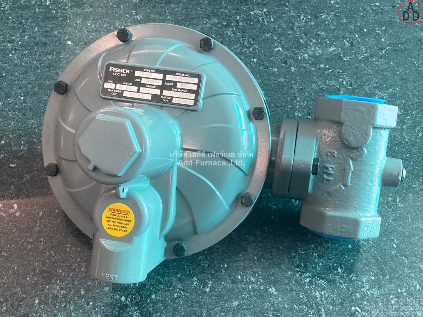 Pressure Reducing Regulators TYPE NO.CS400IR - บริษัท เอดีดี เฟอร์เนส ...