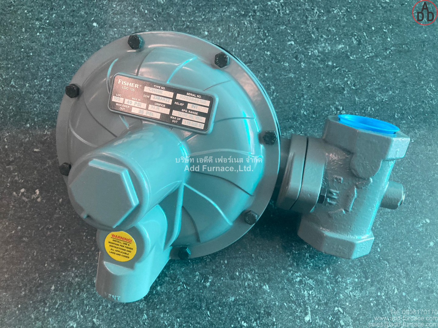 Pressure Reducing Regulators TYPE NO.CS400IR - บริษัท เอดีดี เฟอร์เนส ...