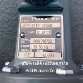 Type 627-1217-29860 | Fisher Regulator - บริษัท เอดีดี เฟอร์เนส จำกัด
