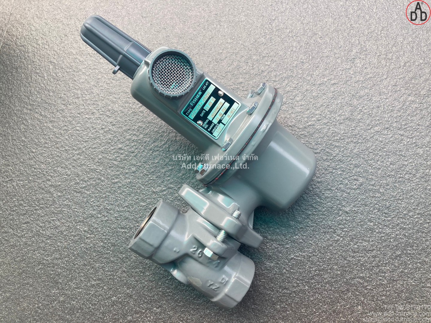 Type 627-1217-29860 | Fisher Regulator - บริษัท เอดีดี เฟอร์เนส จำกัด