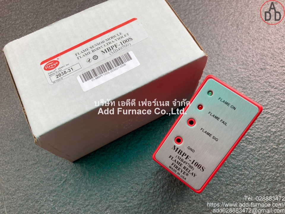 Fireye MBPF-100S - บริษัท เอดีดี เฟอร์เนส จำกัด,Add Furnace Co.,Ltd.