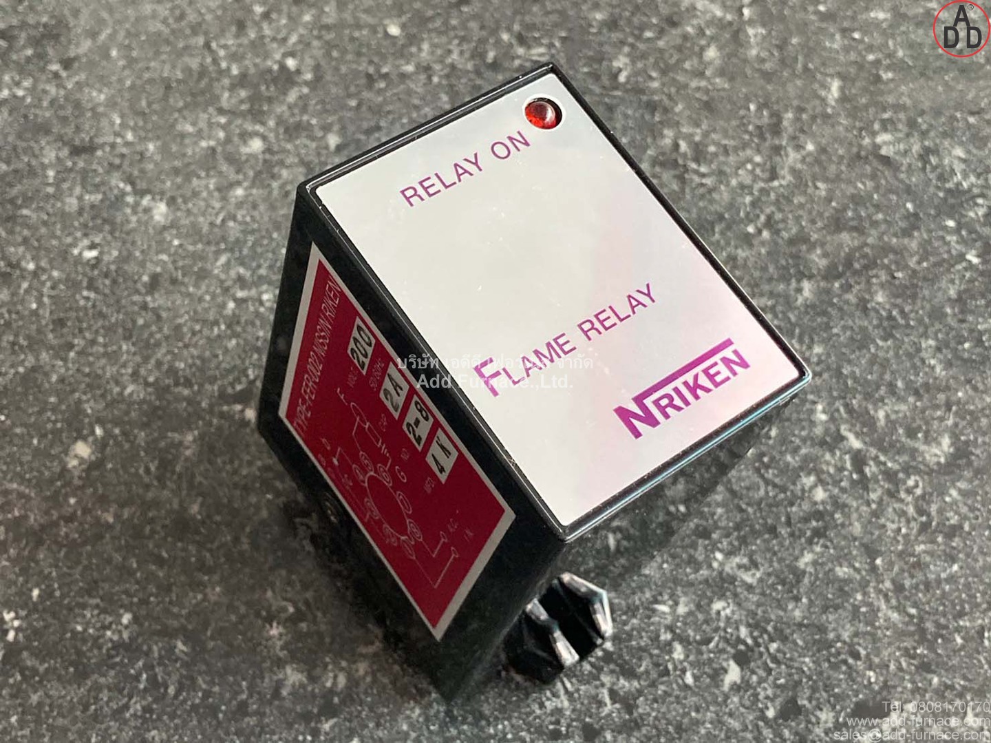 Flame Relay TYPE-FER-002 AC200V - บริษัท เอดีดี เฟอร์เนส จำกัด