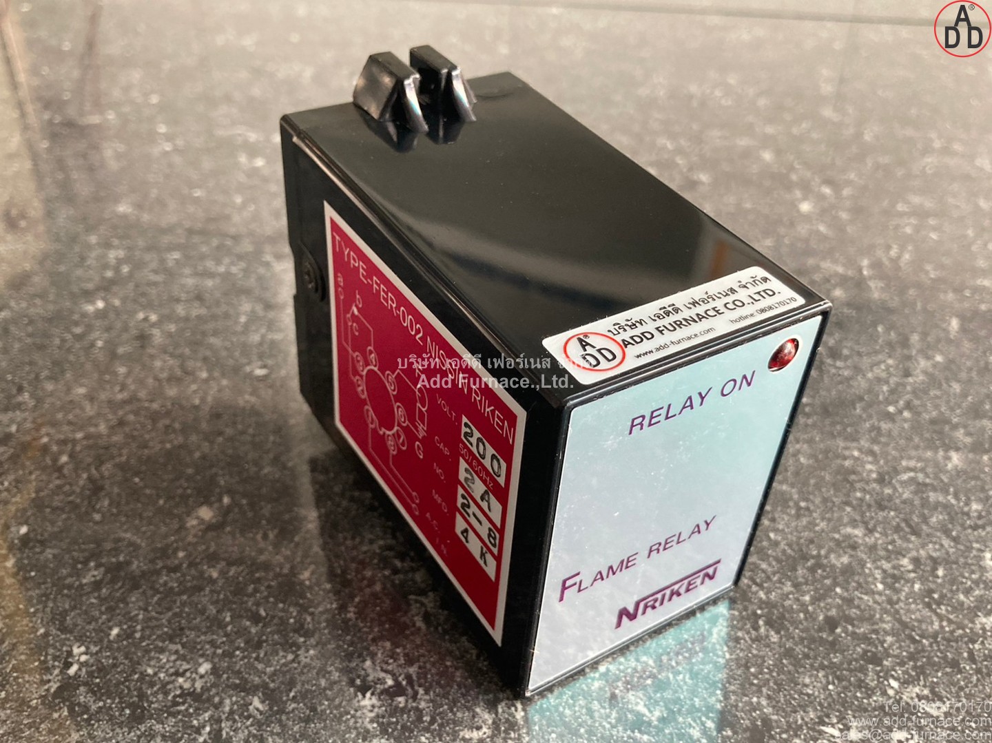 Flame Relay TYPE-FER-002 AC200V - บริษัท เอดีดี เฟอร์เนส จำกัด