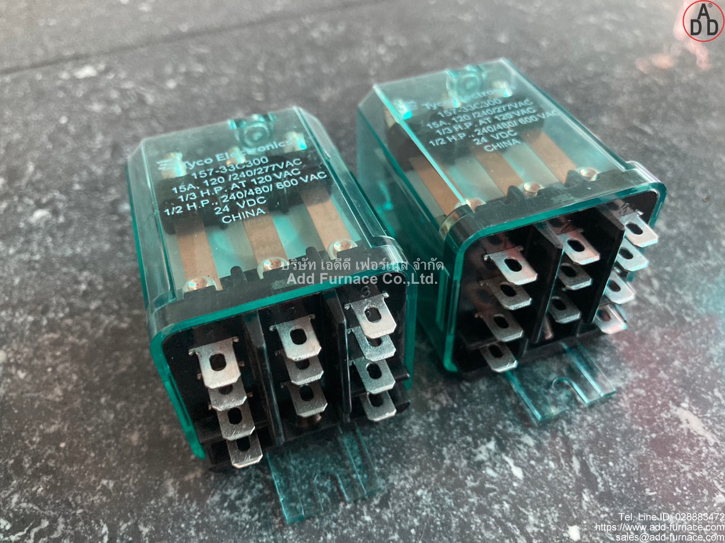 Tyco Electronics 157-33C300 - บริษัท เอดีดี เฟอร์เนส จำกัด