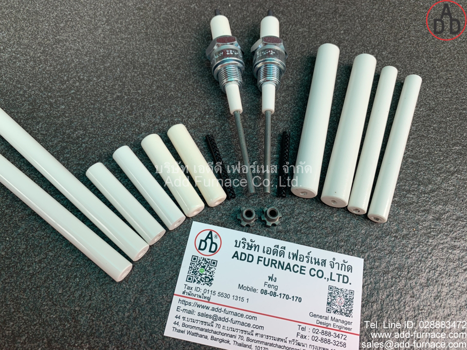 Flame Rod Ceramic Tube | Spark Rod Tube - บริษัท เอดีดี เฟอร์เนส จำกัด