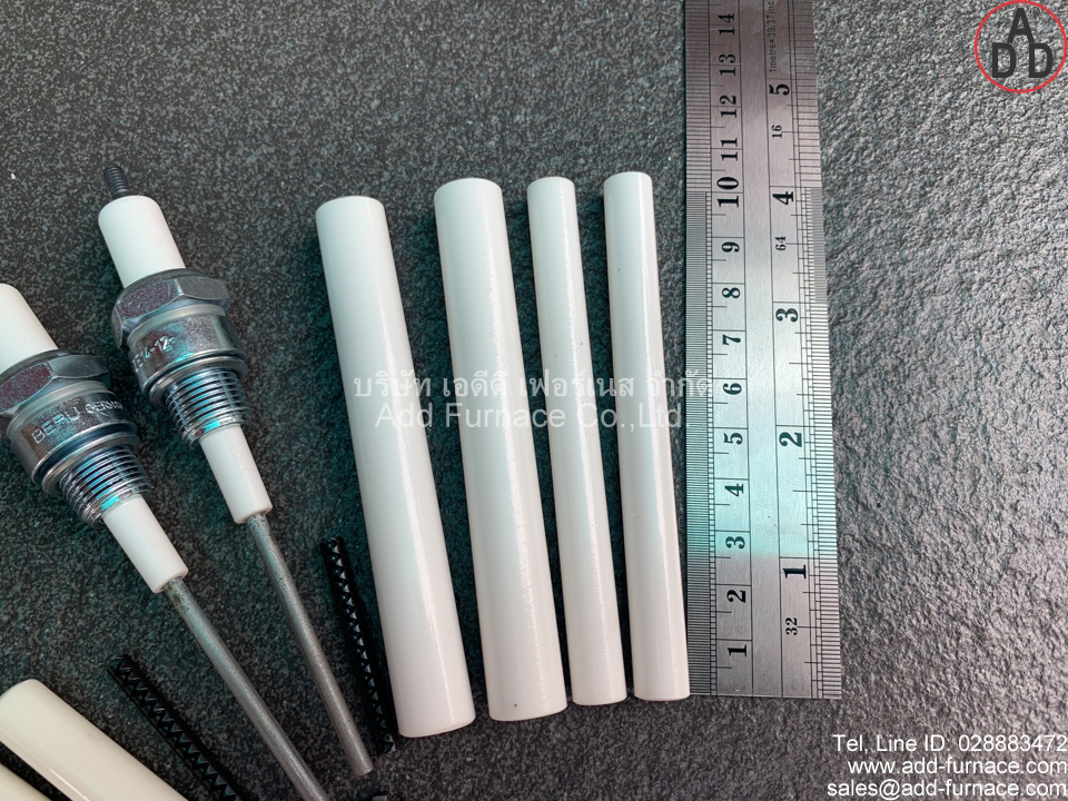 Flame Rod Ceramic Tube | Spark Rod Tube - บริษัท เอดีดี เฟอร์เนส จำกัด
