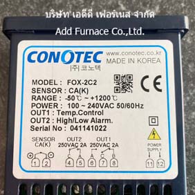 Digital Temperature Controller Model FOX-2C2 - บริษัท เอดีดี เฟอร์เนส จำกัด