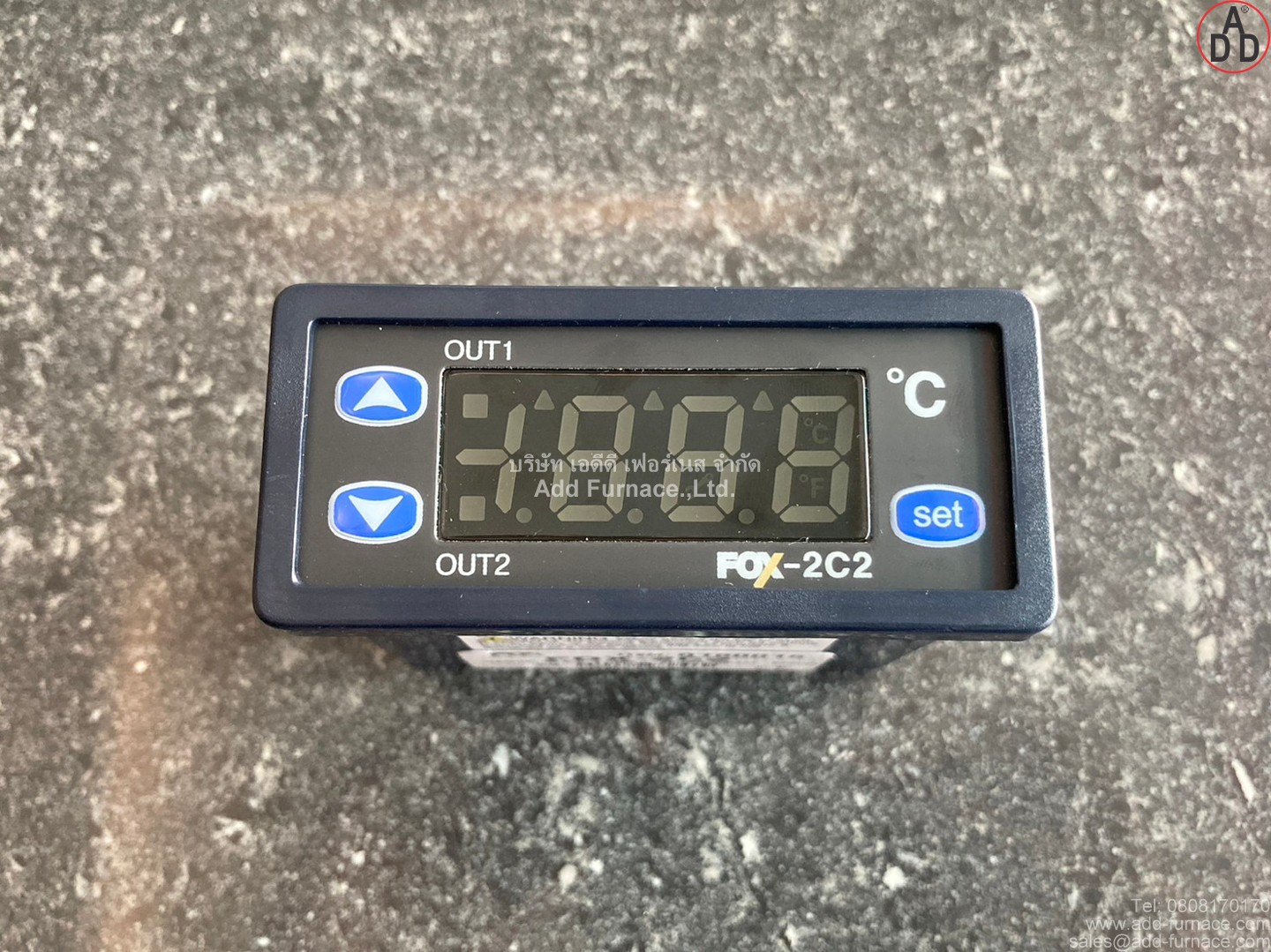 Digital Temperature Controller Model FOX-2C2 - บริษัท เอดีดี เฟอร์เนส จำกัด