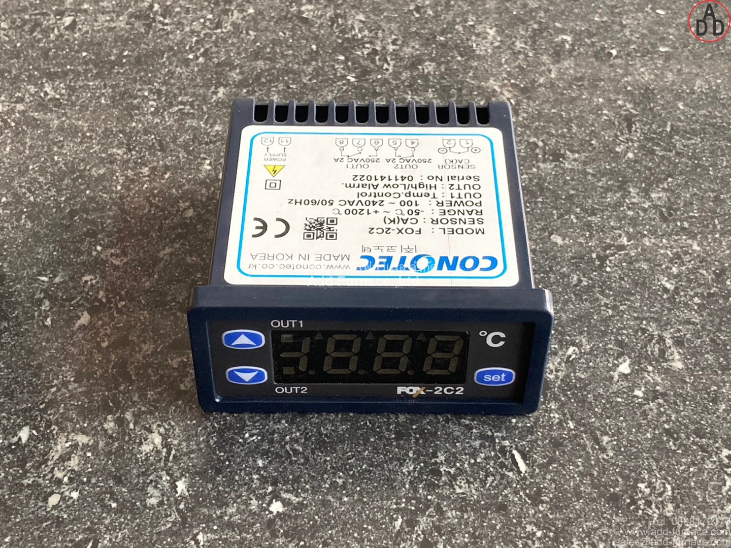 Digital Temperature Controller Model FOX-2C2 - บริษัท เอดีดี เฟอร์เนส จำกัด