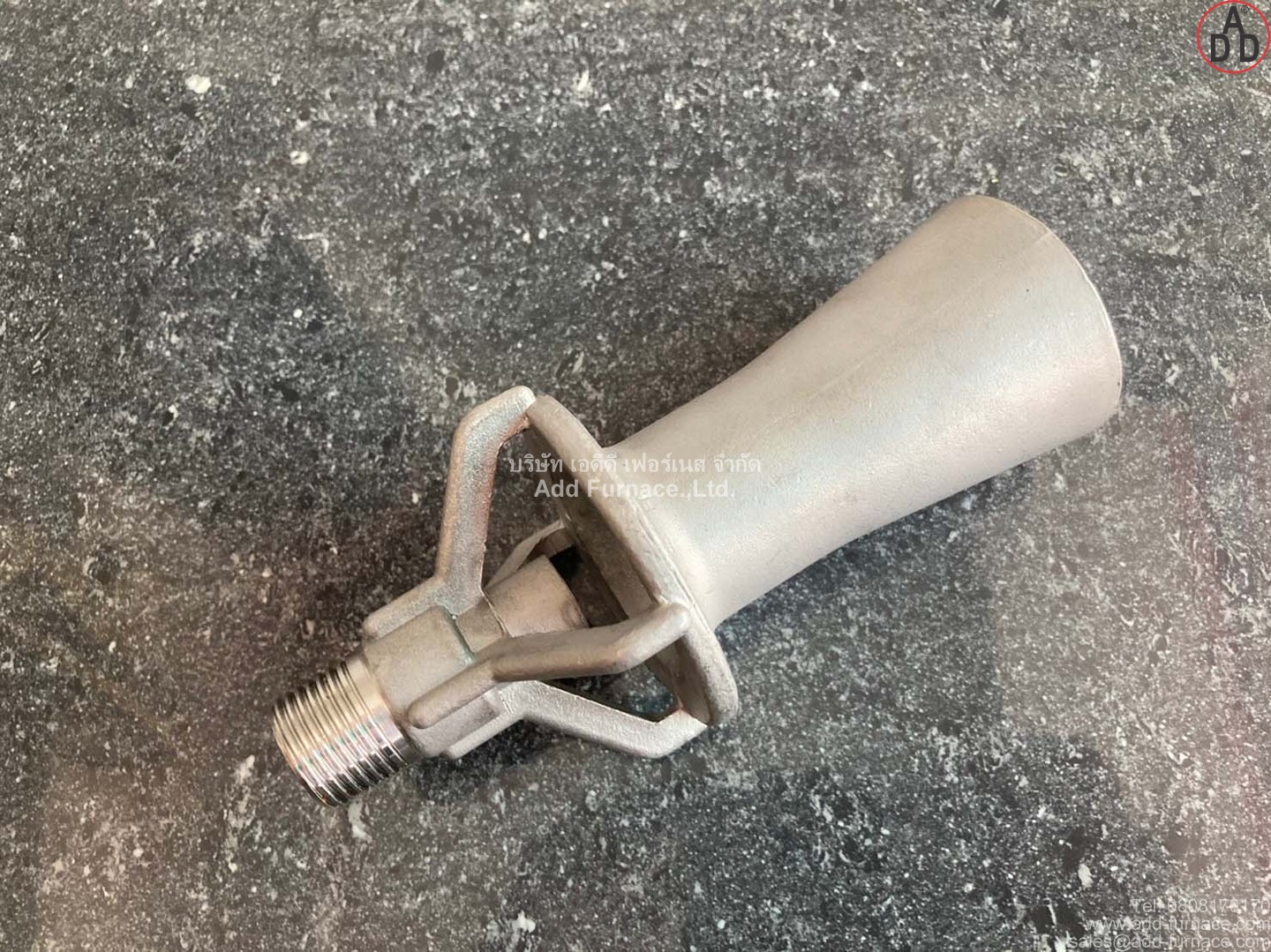 Eductor Mixing Nozzle 316SS 1/2" - บริษัท เอดีดี เฟอร์เนส จำกัด