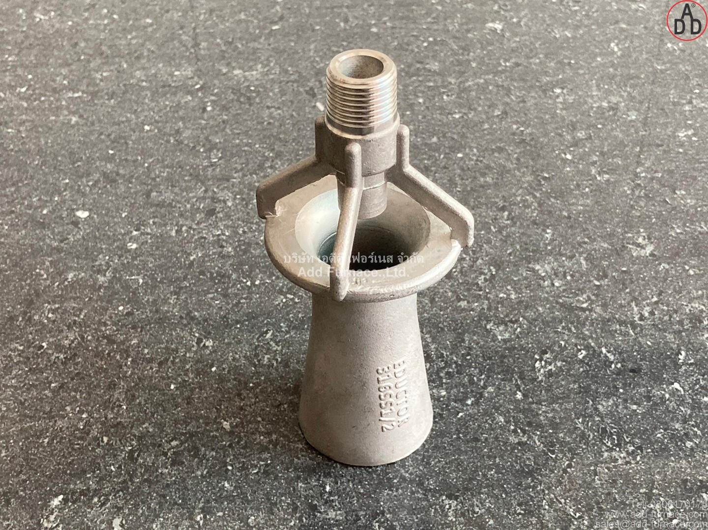 Eductor Mixing Nozzle 316SS 1/2" - บริษัท เอดีดี เฟอร์เนส จำกัด
