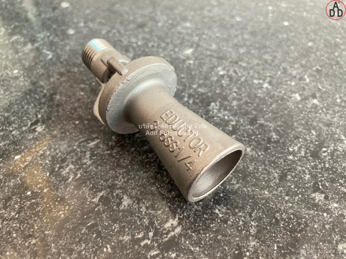 Eductor Mixing Nozzle 316SS 1/4" - บริษัท เอดีดี เฟอร์เนส จำกัด