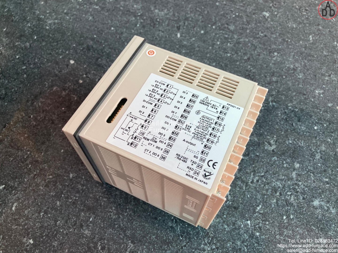 FP33-IN-101000, Shimaden 9 patterns and 180 Steps