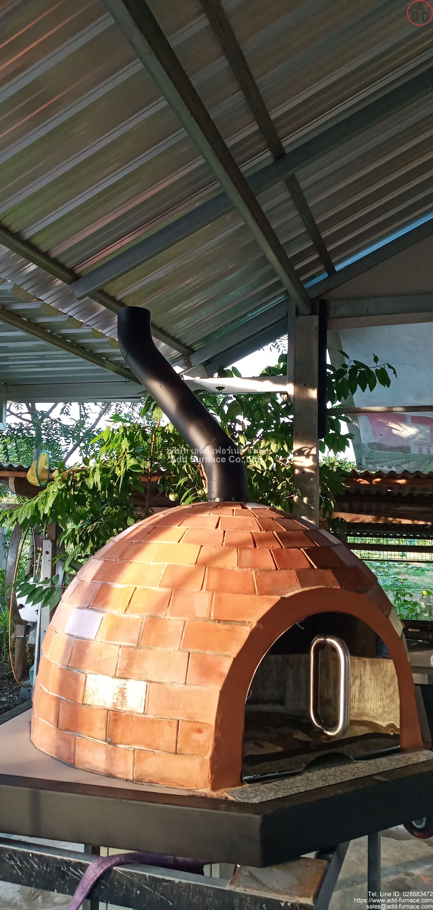 A Type Red White Pizza Furnace - บริษัท เอดีดี เฟอร์เนส จำกัด