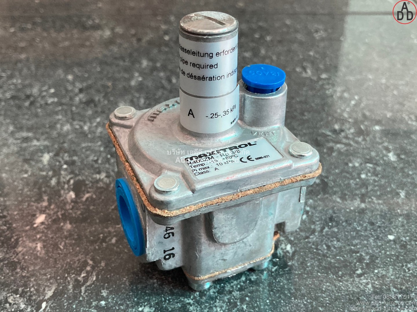 Maxitrol R400ZM - Rp3/8",10kPa - บริษัท เอดีดี เฟอร์เนส จำกัด