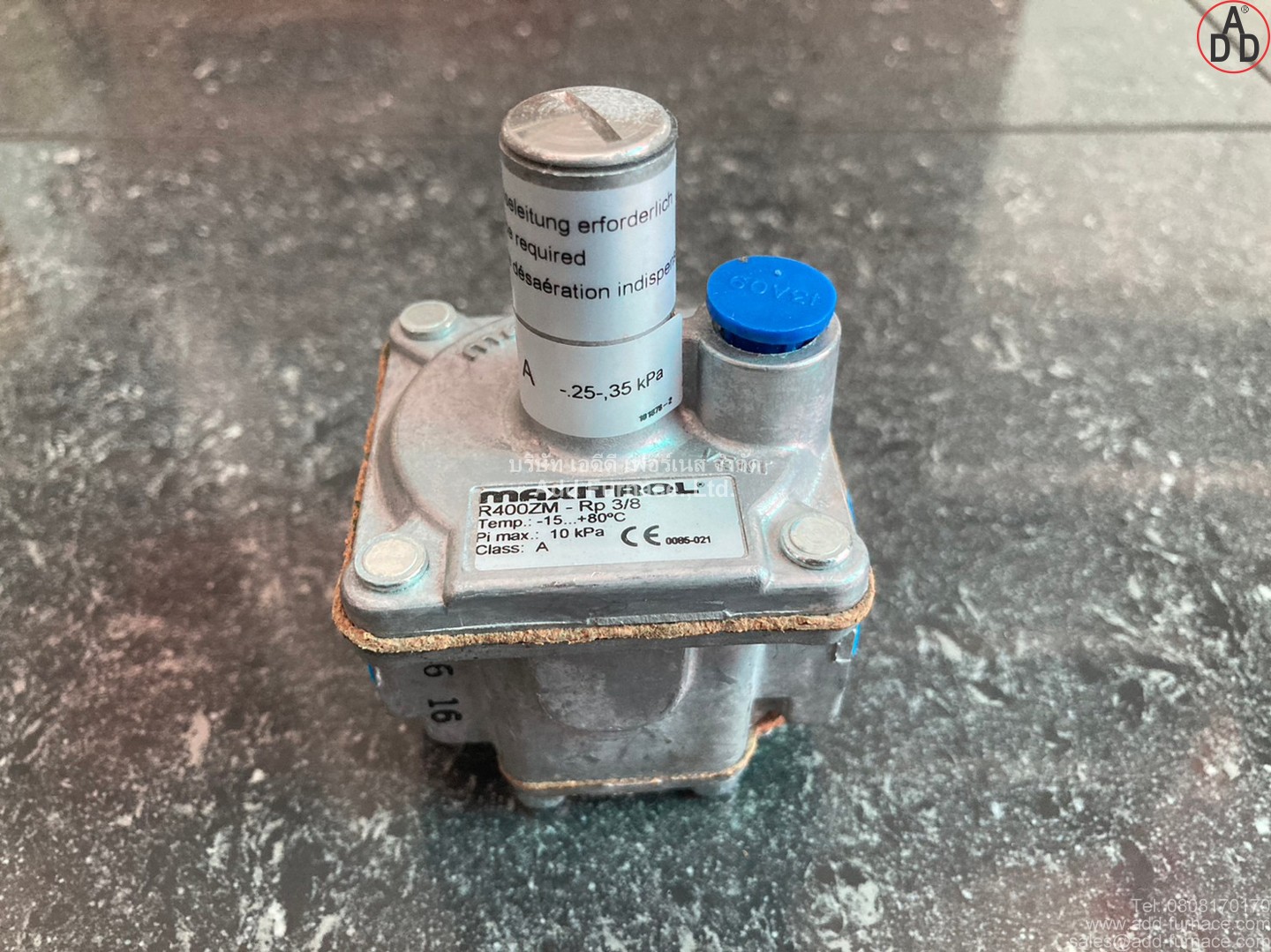 Maxitrol R400ZM - Rp3/8",10kPa - บริษัท เอดีดี เฟอร์เนส จำกัด