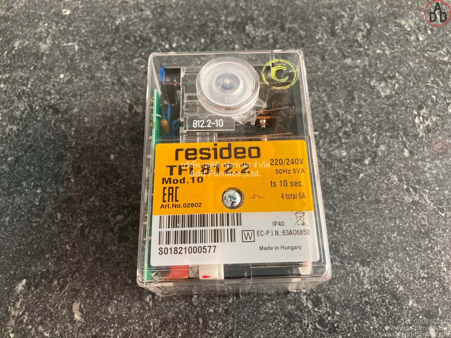 resideo TFI 812.2 Mod.10 - บริษัท เอดีดี เฟอร์เนส จำกัด
