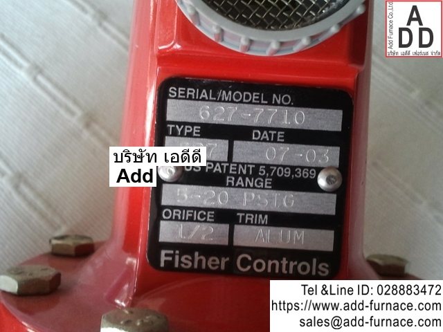 Fisher 627-7710(fisher high pressure regulator)