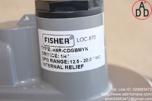 Fisher HSR-CDGBMYN | 1" Gas regulator 31~50mBar