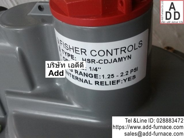 Fisher HSR Cdjamyn | Gas Regulator | Connections: 1" Gas regulator ...