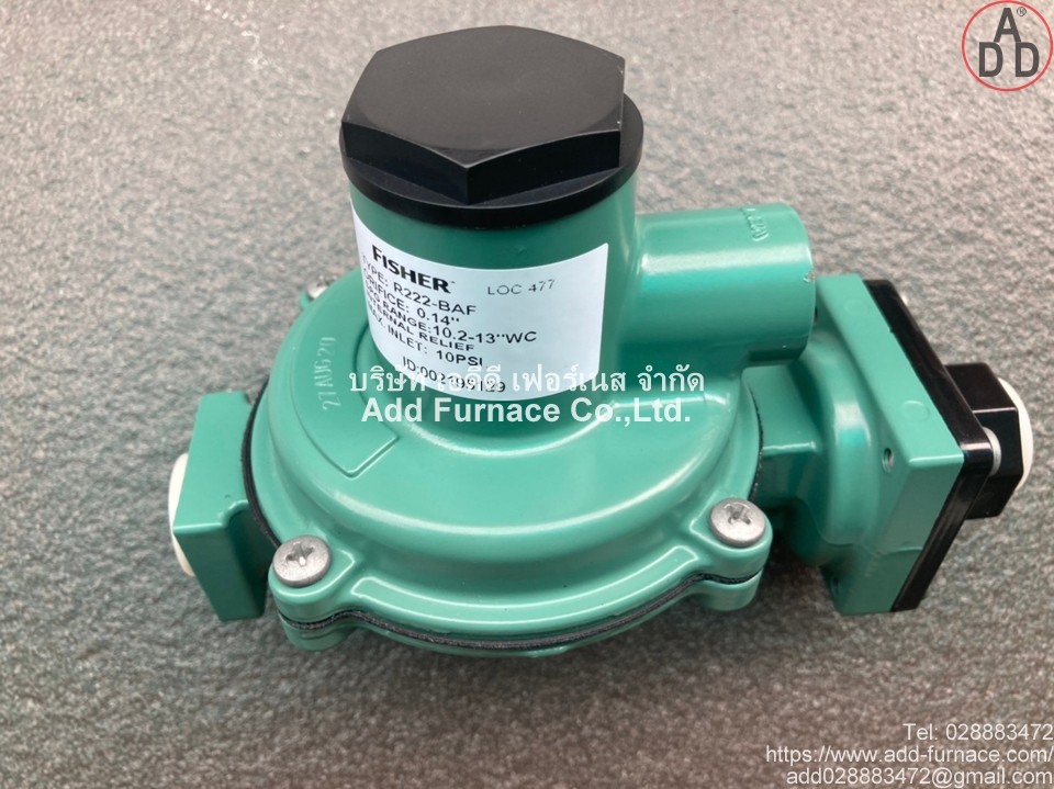 FISHER R222-BAF - บริษัท เอดีดี เฟอร์เนส จำกัด.