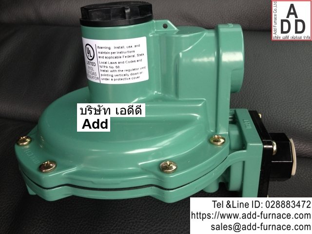 fisher r622-cff | low pressure gas regulator - บริษัท เอดีดี เฟอร์เนส จำกัด