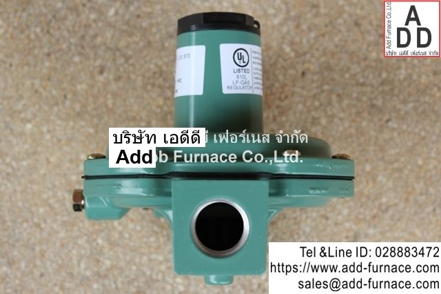 fisher r622-dff | low pressure gas regulator