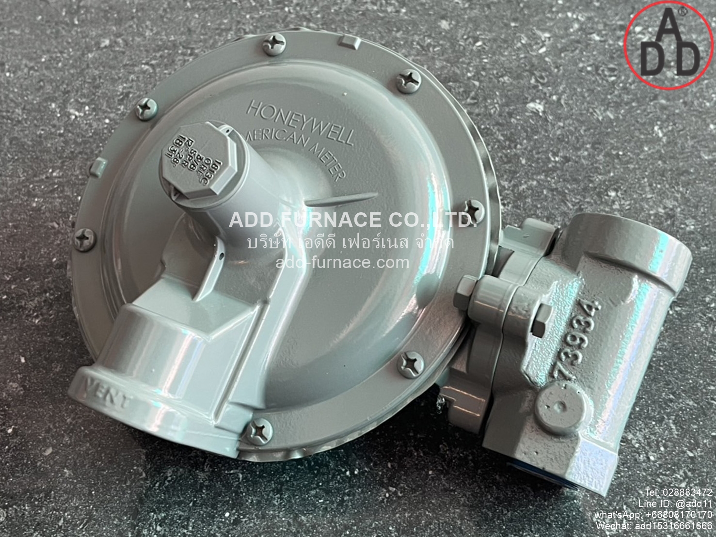 American Meter Company 1813C -Thailand Agent Gas Regulator