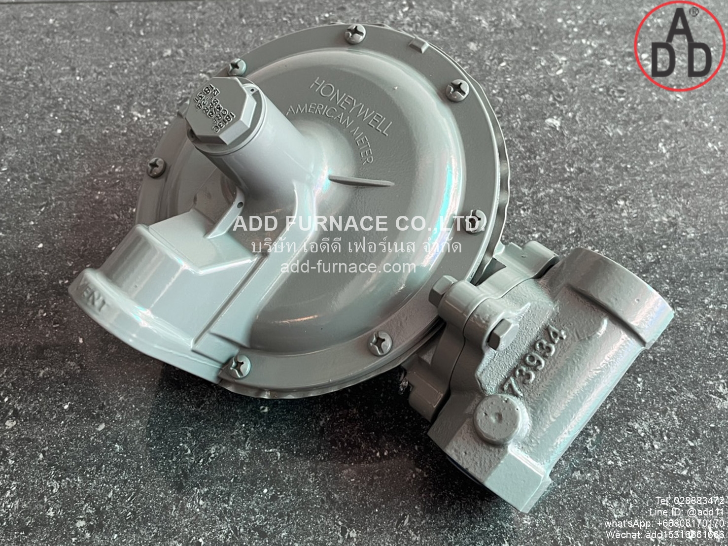 American Meter Company 1813C -Thailand Agent Gas Regulator