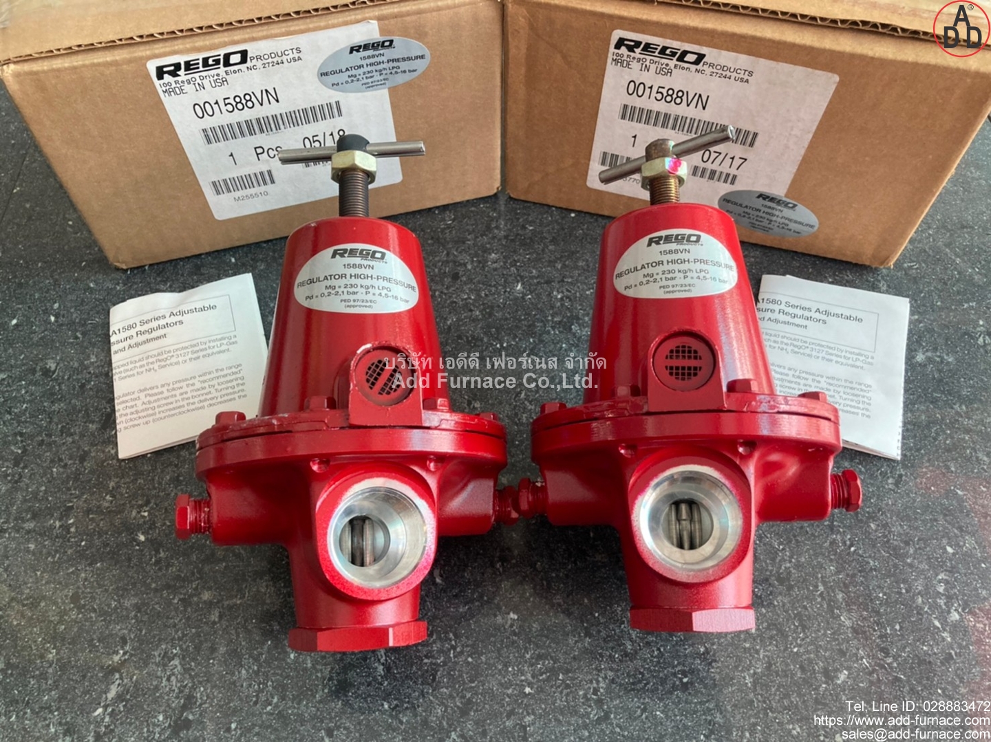 Rego Regulator 1588VN - Thailand agent