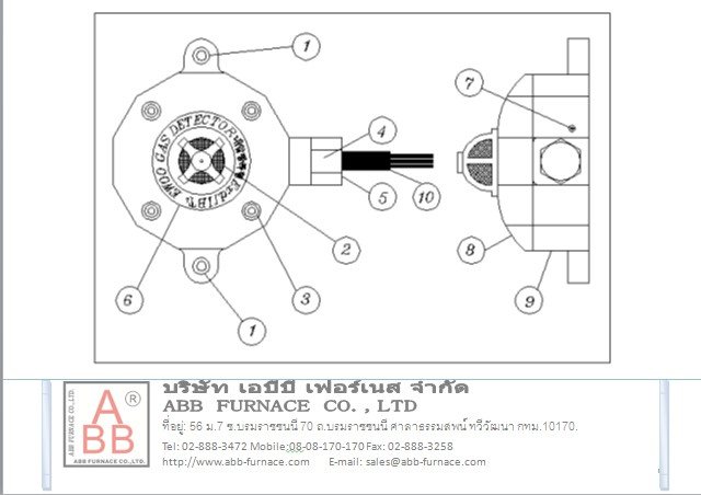 อุปกรณ์ ตรวจจับกลิ่นแก๊ส EW401,EWOO ENGINEERING Co.,Ltd