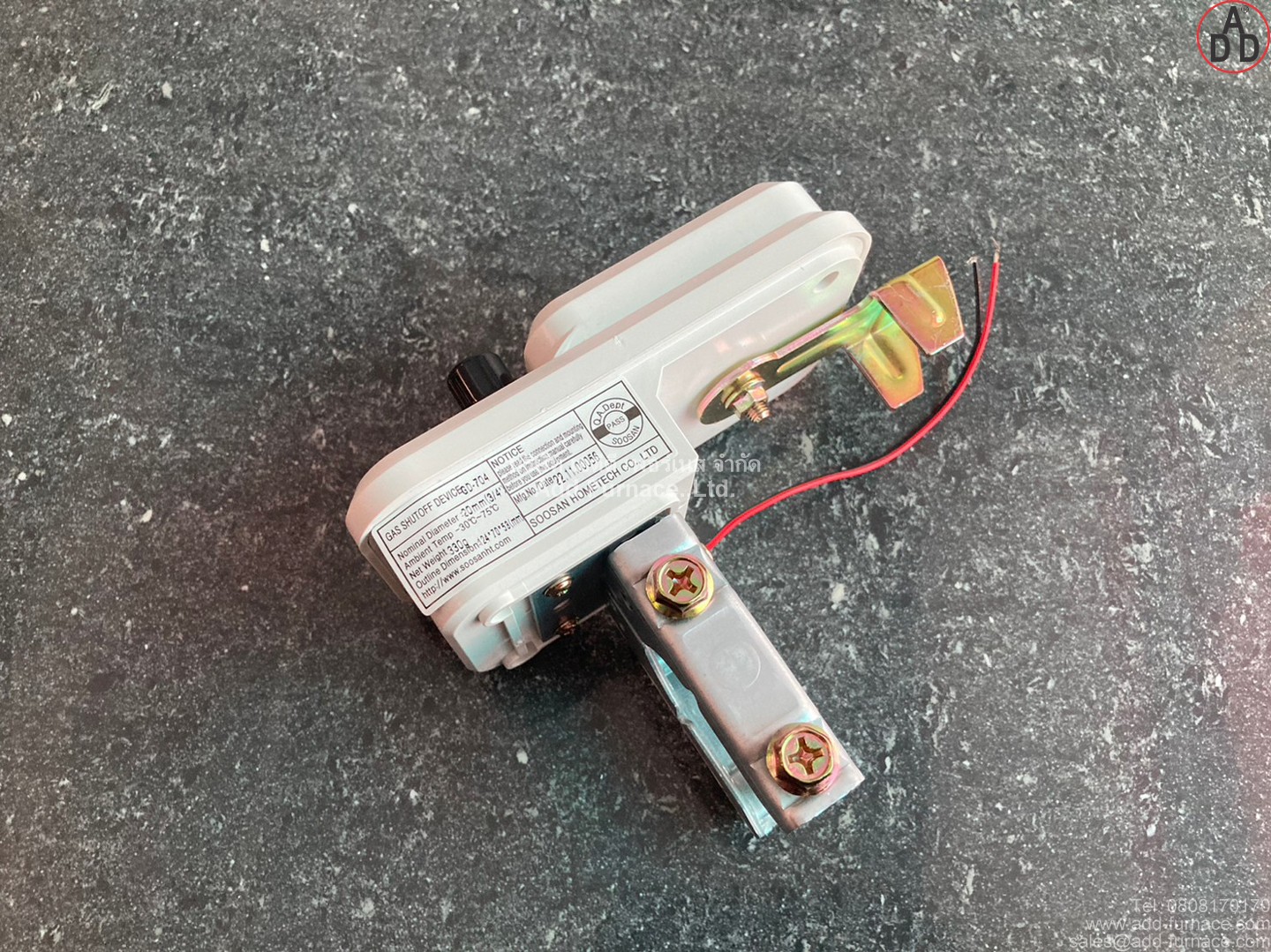 GAS SHUTOFF DEVICE GD-704 | Size 3/4" - บริษัท เอดีดี เฟอร์เนส จำกัด