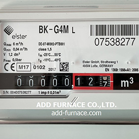 BK G4 Elster Gas Meter,6 m³/hr,1",Thailand agent