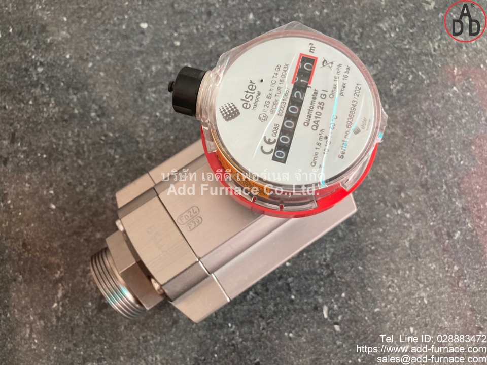 Elster Gas Meter QA10 25 G I - บริษัท เอดีดี เฟอร์เนส จำกัด,Add Furnace ...