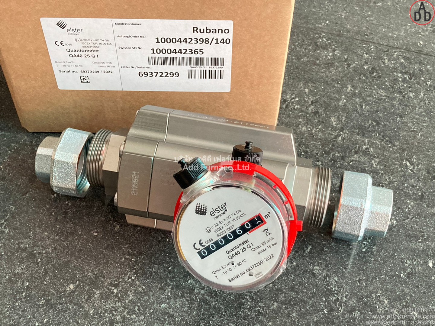 Elster QA40 25 GI - บริษัท เอดีดี เฟอร์เนส จำกัด,Add Furnace Co.,Ltd.