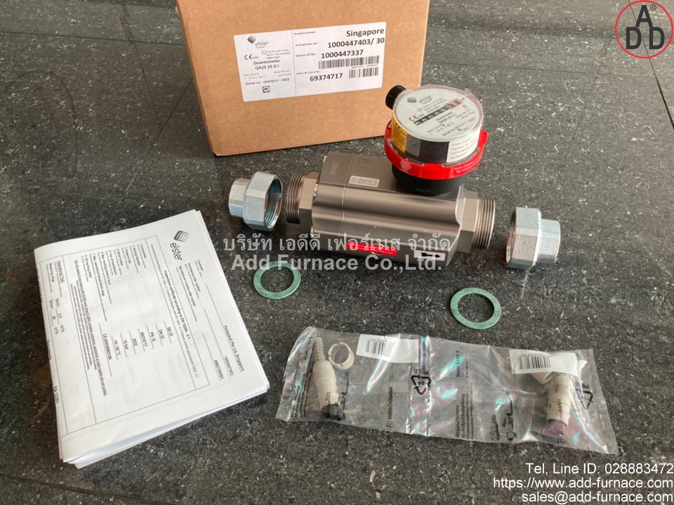 Elster Quantometer QA25 25 GI - บริษัท เอดีดี เฟอร์เนส จำกัด,Add ...