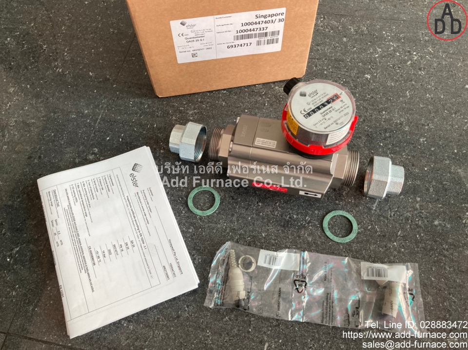 Elster Quantometer QA25 25 GI - บริษัท เอดีดี เฟอร์เนส จำกัด,Add ...
