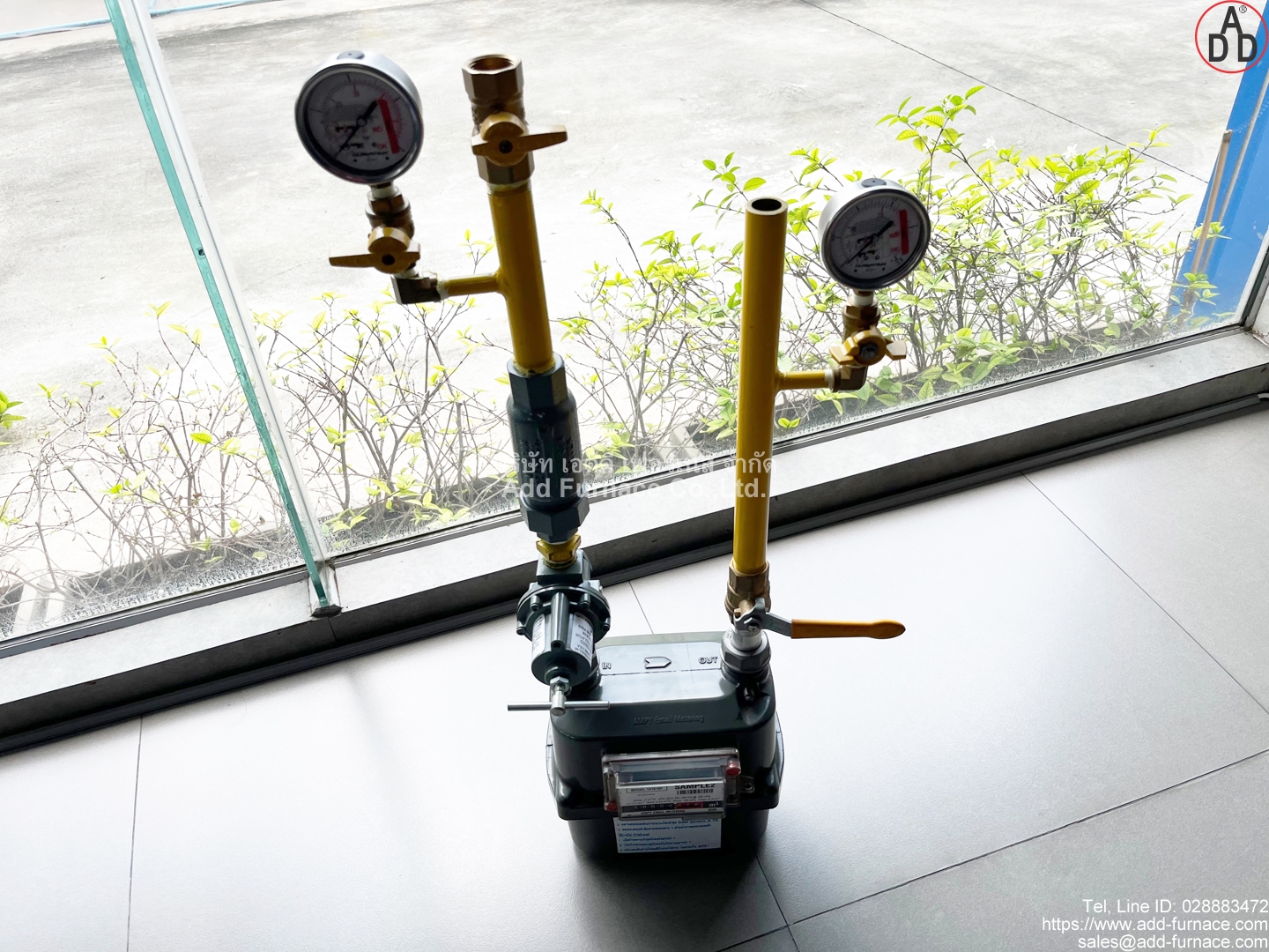 Gas Meter 750HP , 1010HP Standard Station Install - บริษัท เอดีดี เฟอร์ ...