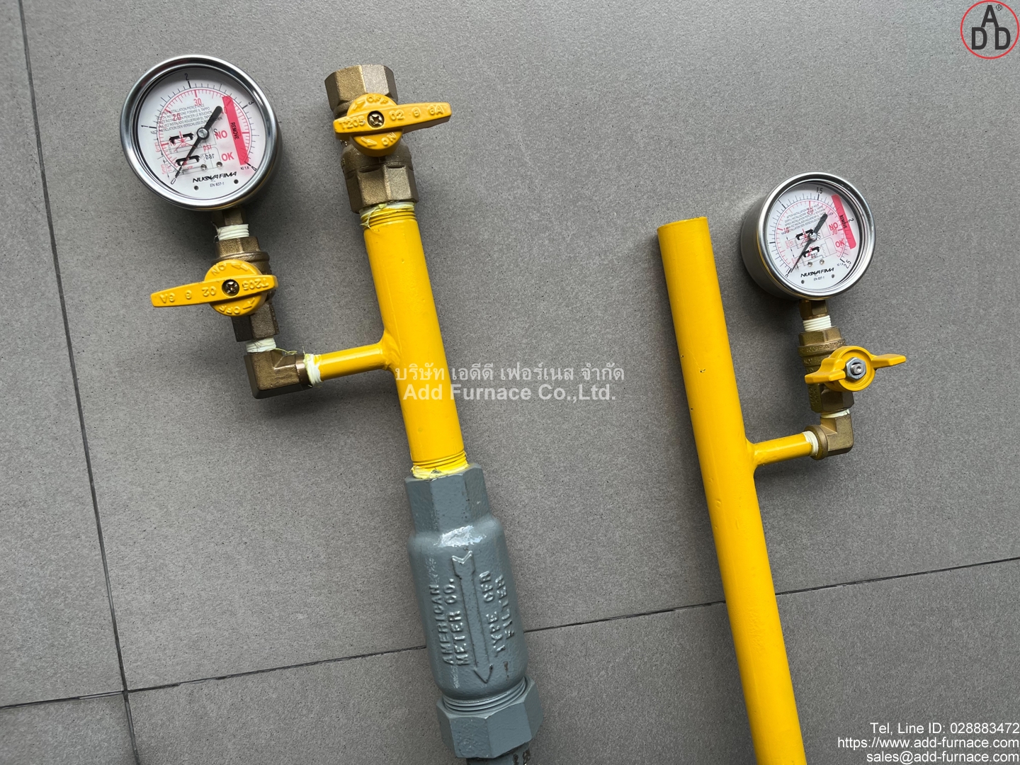 Gas Meter 750HP , 1010HP Standard Station Install - บริษัท เอดีดี เฟอร์ ...