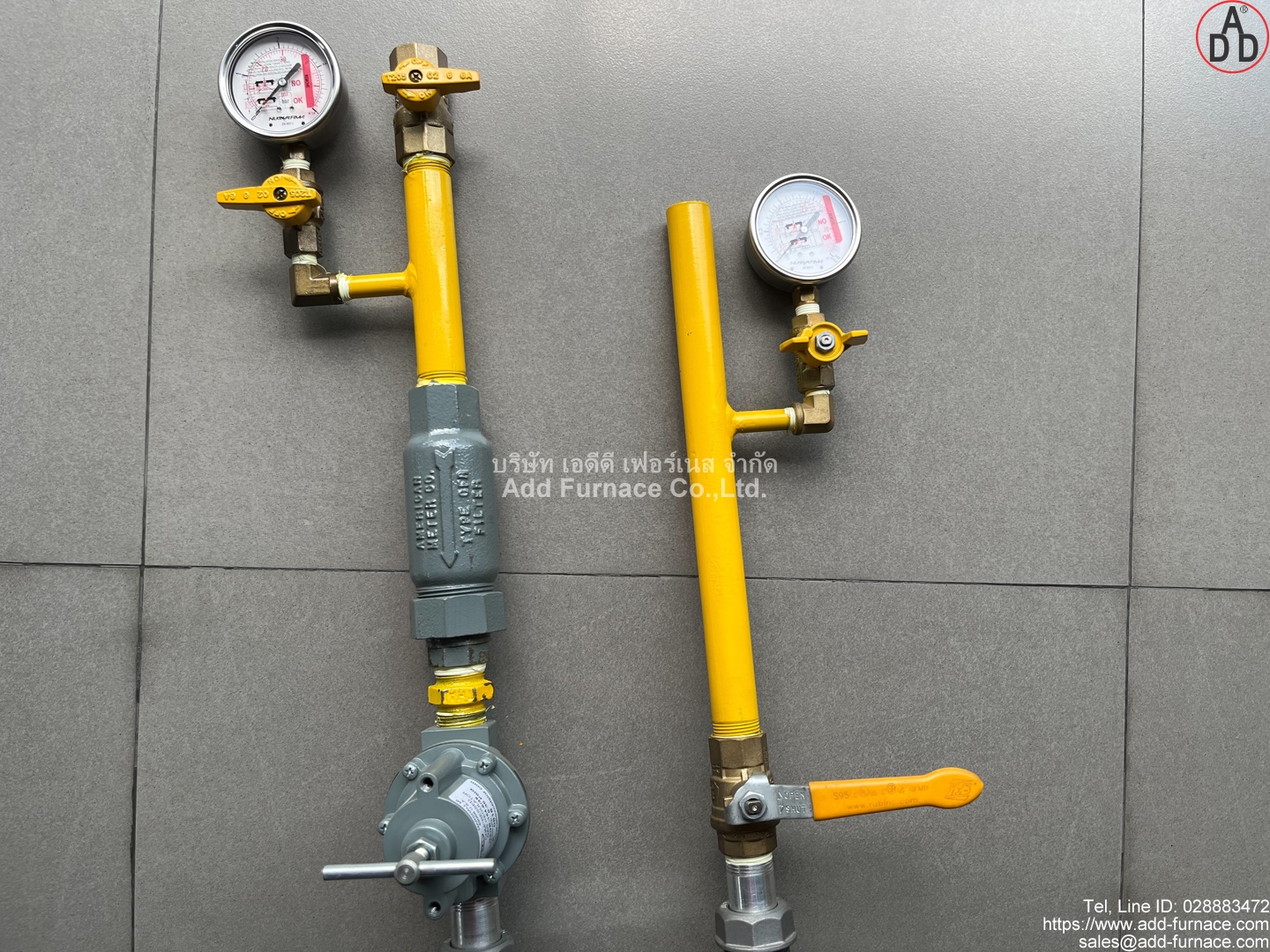 Gas Meter 750HP , 1010HP Standard Station Install - บริษัท เอดีดี เฟอร์ ...