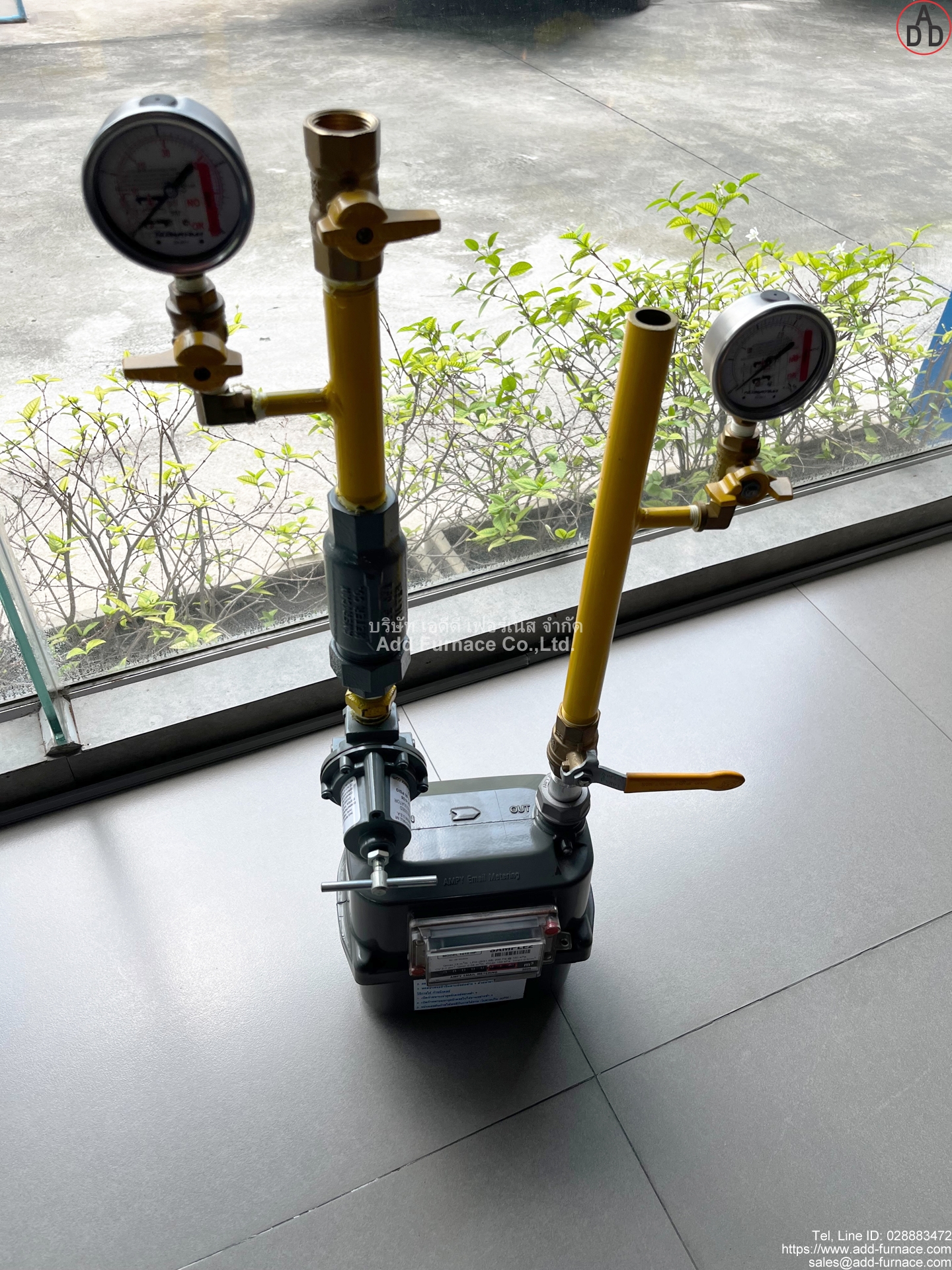 Gas Meter 750HP , 1010HP Standard Station Install - บริษัท เอดีดี เฟอร์ ...