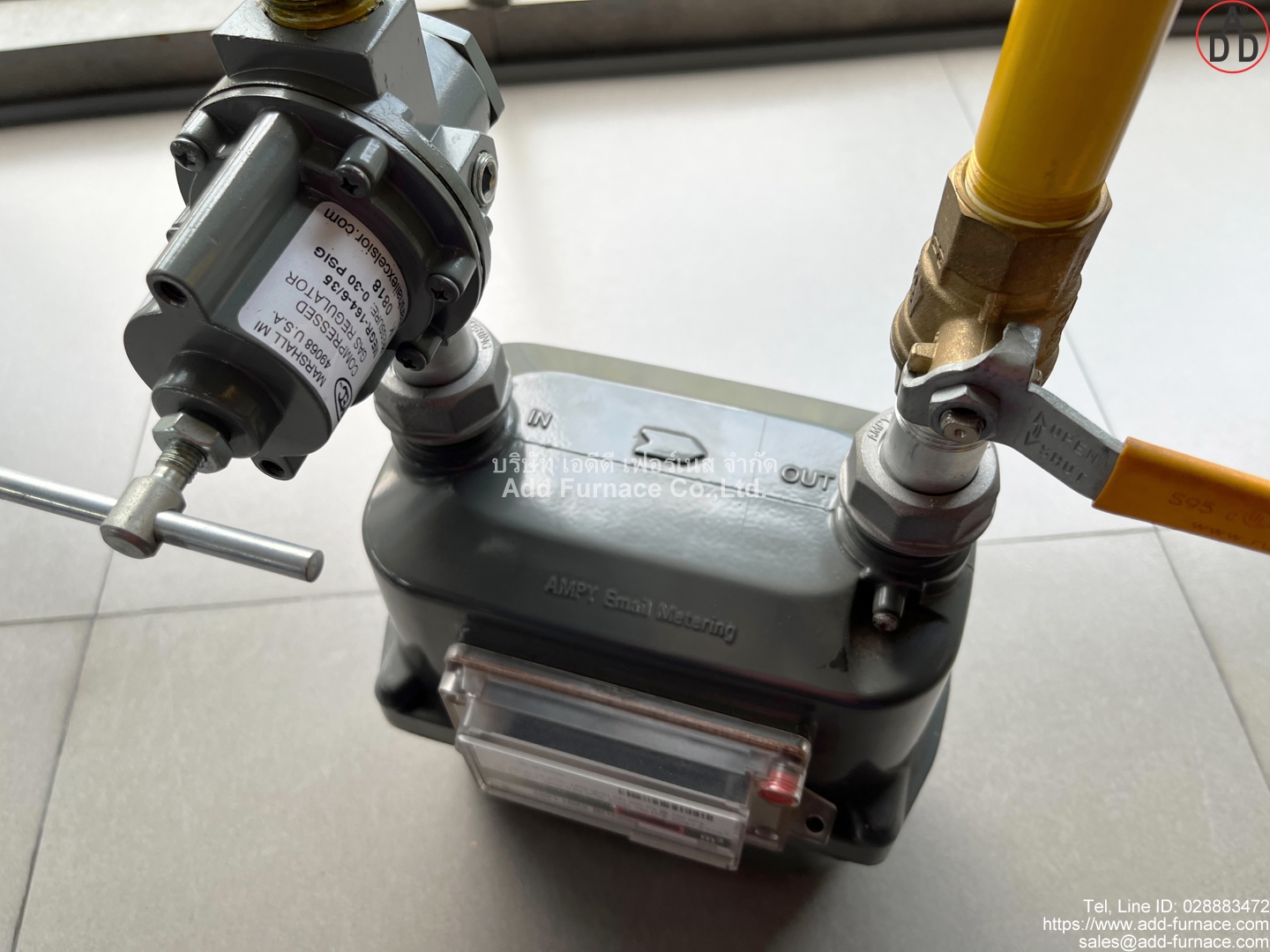 Gas Meter 750HP , 1010HP Standard Station Install - บริษัท เอดีดี เฟอร์ ...