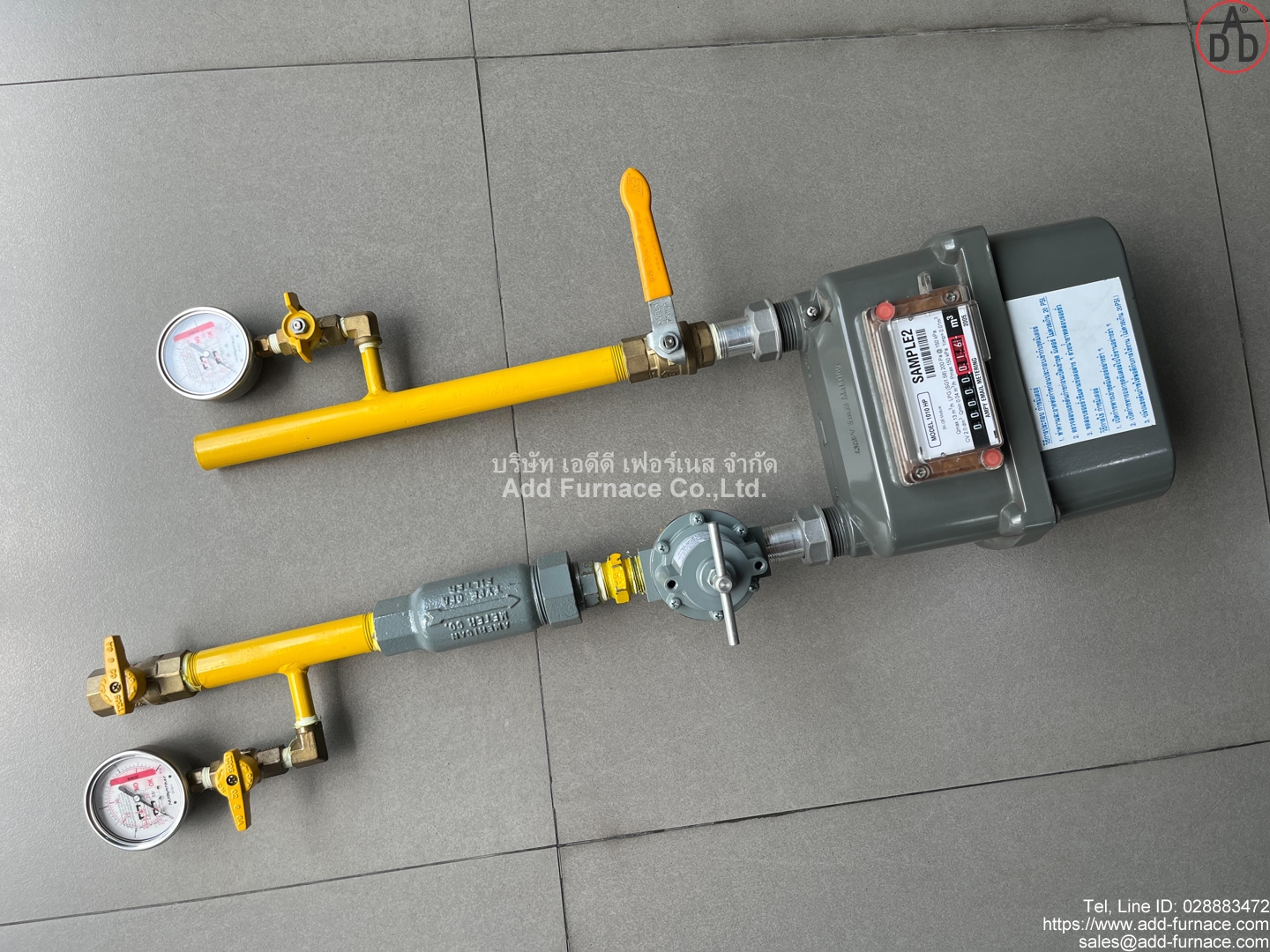 Gas Meter 750HP , 1010HP Standard Station Install - บริษัท เอดีดี เฟอร์ ...