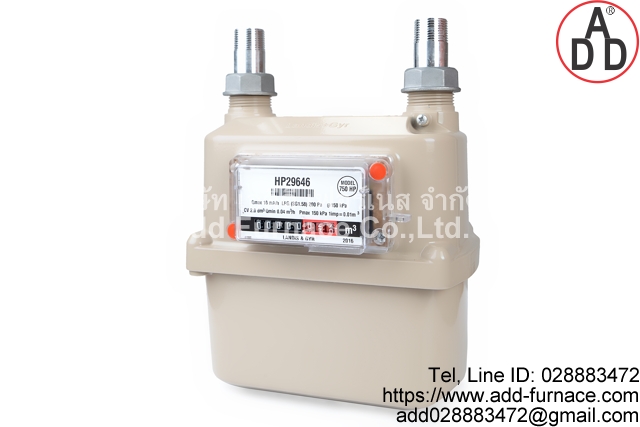 แก๊สมิเตอร์สำหรับใช้ในห้างMODEL 750 HPยี่ห้อLANDIS & GYR